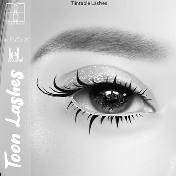 Second Life Marketplace - *Booty's Beauty* DEMO [Lel Evo & Evo X] Toon Lashes